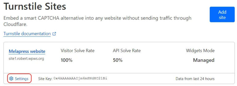 How to get Cloudflare Turnstile keys - Captcha4WP